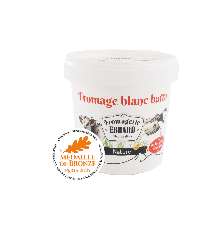 Fromage Blanc Battu Nature 1Kg